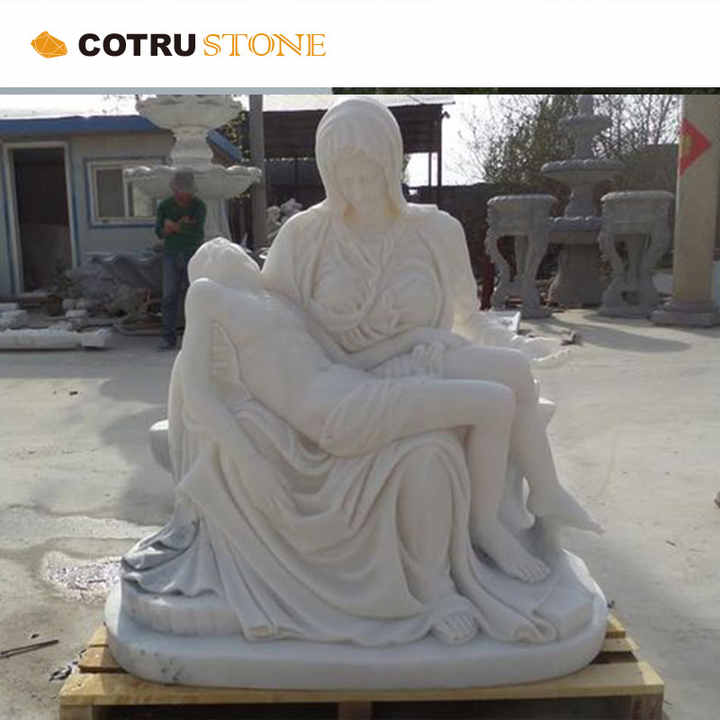 Modern Stone Statue Lifelike and Expressive Character Carving, Smooth ...