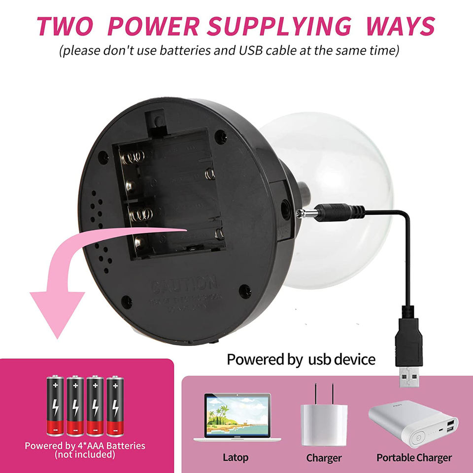 Small Toy Gift for Kids lightning Touch Sensitive Novelty Nebula Sphere ...