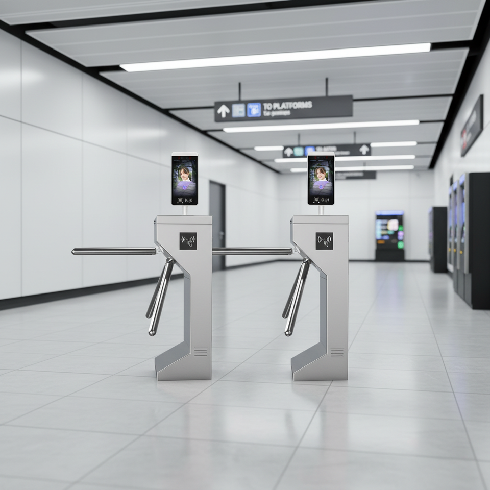 Hot Supermarkets Access Control Scanning Barrier Gate Semi Automatic ...