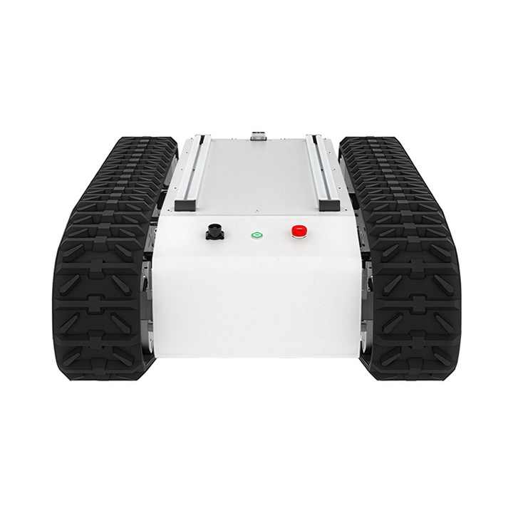 Mobile Robot Rubber Track Chassis Unmanned Ground Vehicle Crawler Robot ...