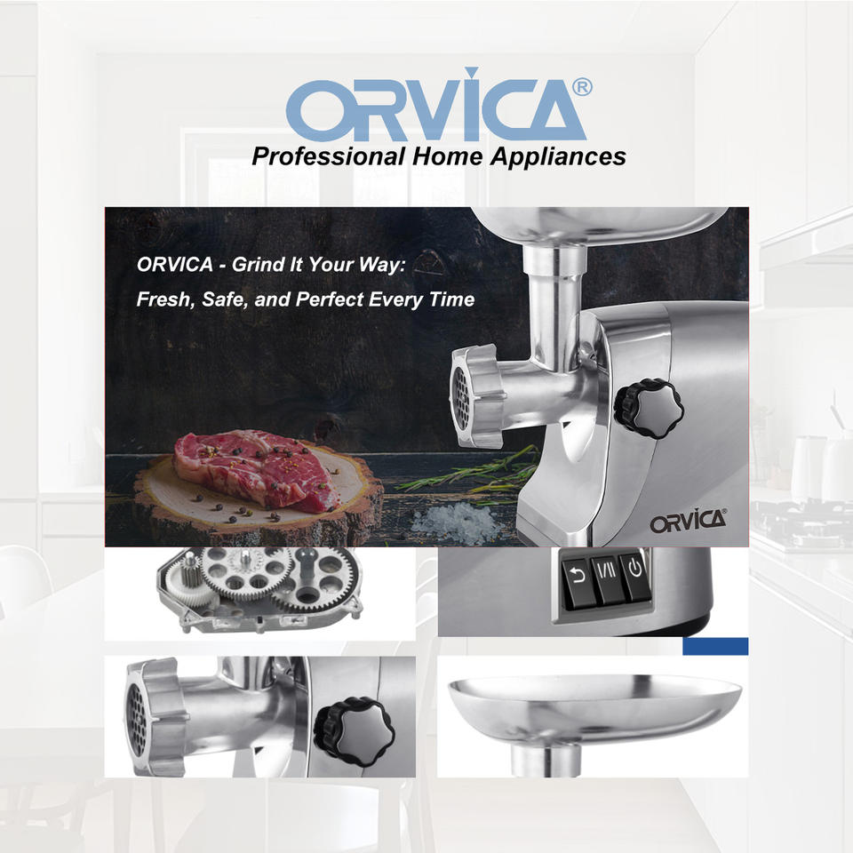 ORVICA Meat Grinder ORM-3599 - Powerful & Versatile