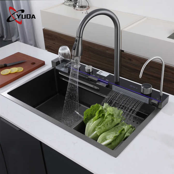 Smart Automatic Glass Rinser Kitchen Sink Multifunctional Rainfall ...