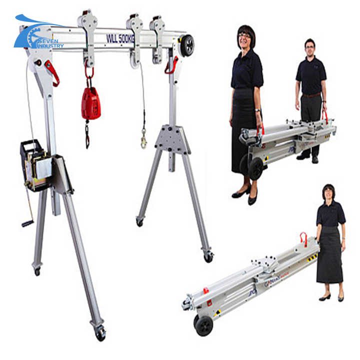 2 Ton Mobile Portable Adjustable Lifting Equipment - Gantry Crane for Sale