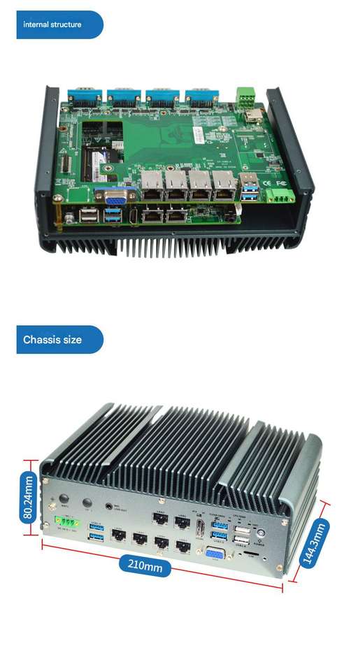 Eip MFC-6900 IPC Box PC I5-8265U Intel Whiskey Lake-U Quad Core DDR4 ...