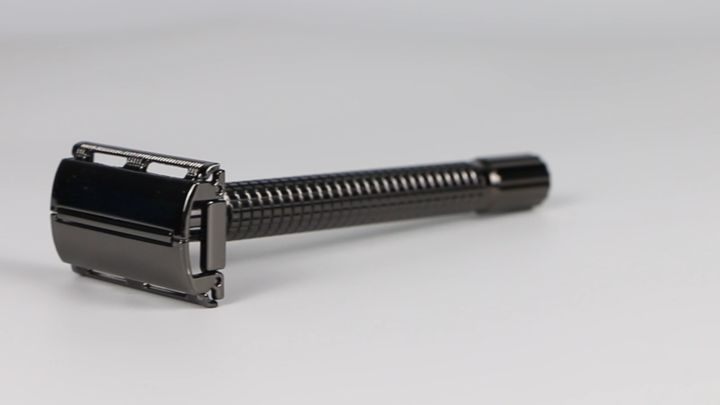 Eco Shave Safety razor Long Brass Handle Twist to Open&butterfly Open ...