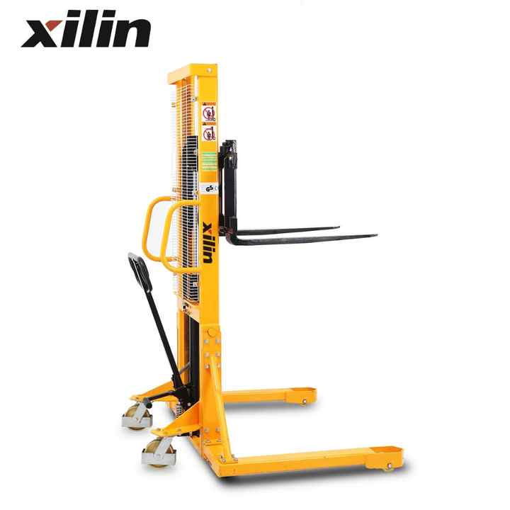 Xilin 500kg Forklift - Manual Stacker with Straddle Legs