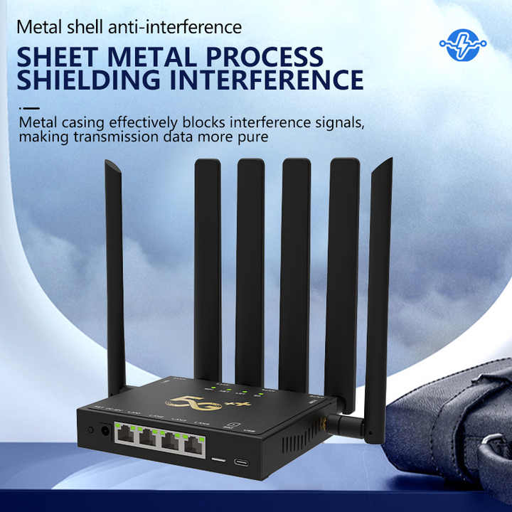 DNXT 5G Router WR800 Dual Band WiFi 6 Gigabit Ports Firewall Unlocked ...