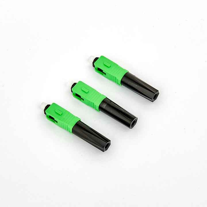 SC APC Fast Connector, 50mm Single Mode for FTTH Drop Cable, Mechanical ...