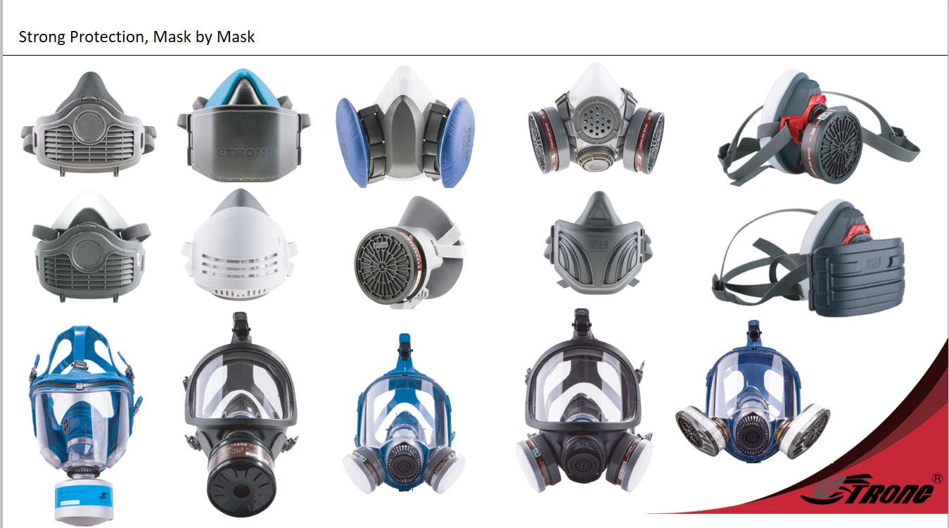 STRONG Anti Nuclear Full Face Chemical Resistance Mask Respirator Mask ...