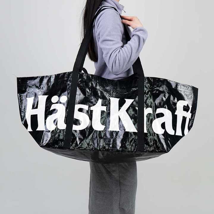 Thickened PP Film Portable Tote Bag - Extra Large & Customizable