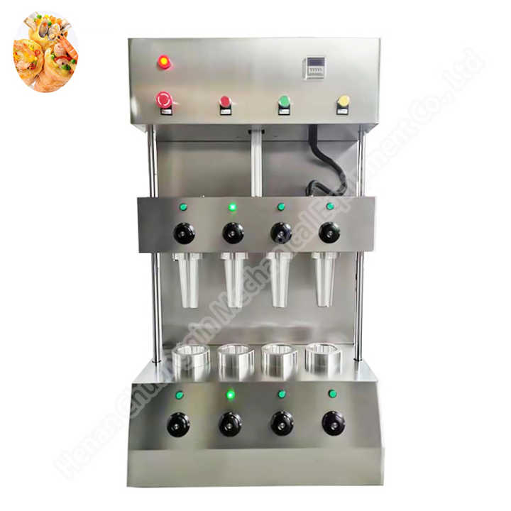 Electric Motor Stainless Steel Pizza Cone Making Machine for Hotels Use ...