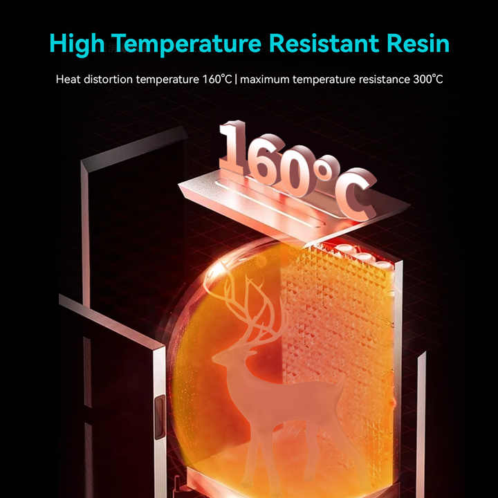 SUNLU High Temp 3D Print Resin - Durable and Deformation Resistant