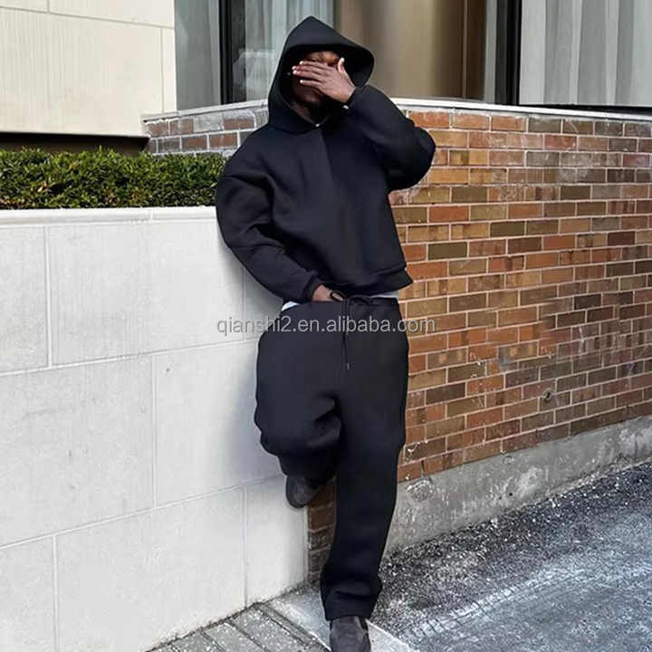 Qianshi Custom High Quality Baggy Tracksuit for Men