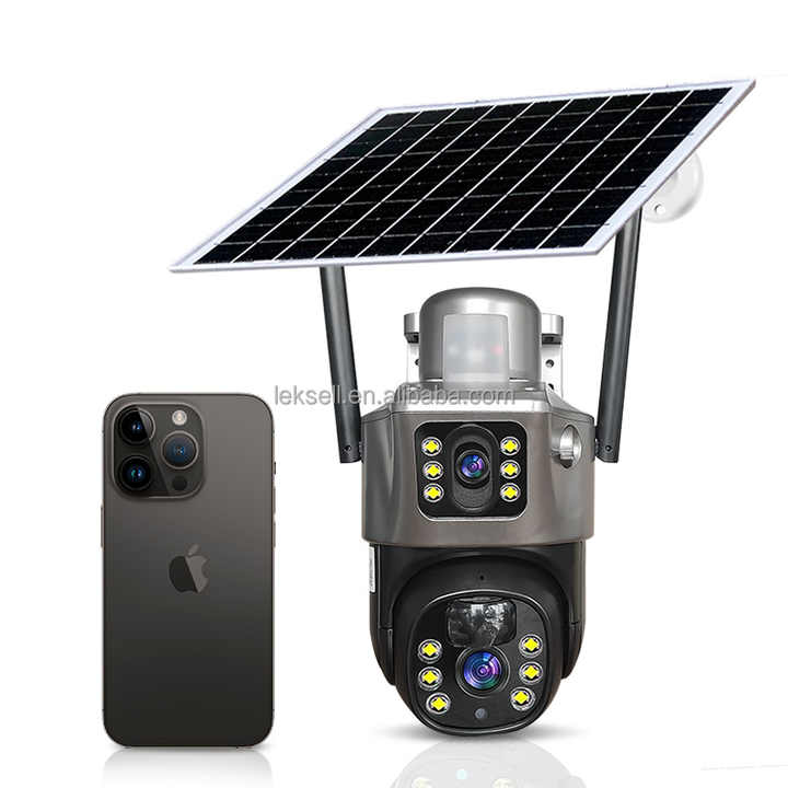 V380 Pro PTZ Solar Powered Wireless Camera - Outdoor IP66, Night Vision ...