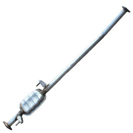 New Replacement Mid-Section Stainless Steel Silent Exhaust Pipe Muffler ...