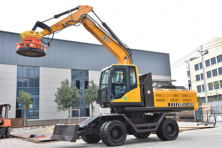 Heavy Duty Scrap Iron Magnetic Lifter Hydraulic Demolition Equipment ...