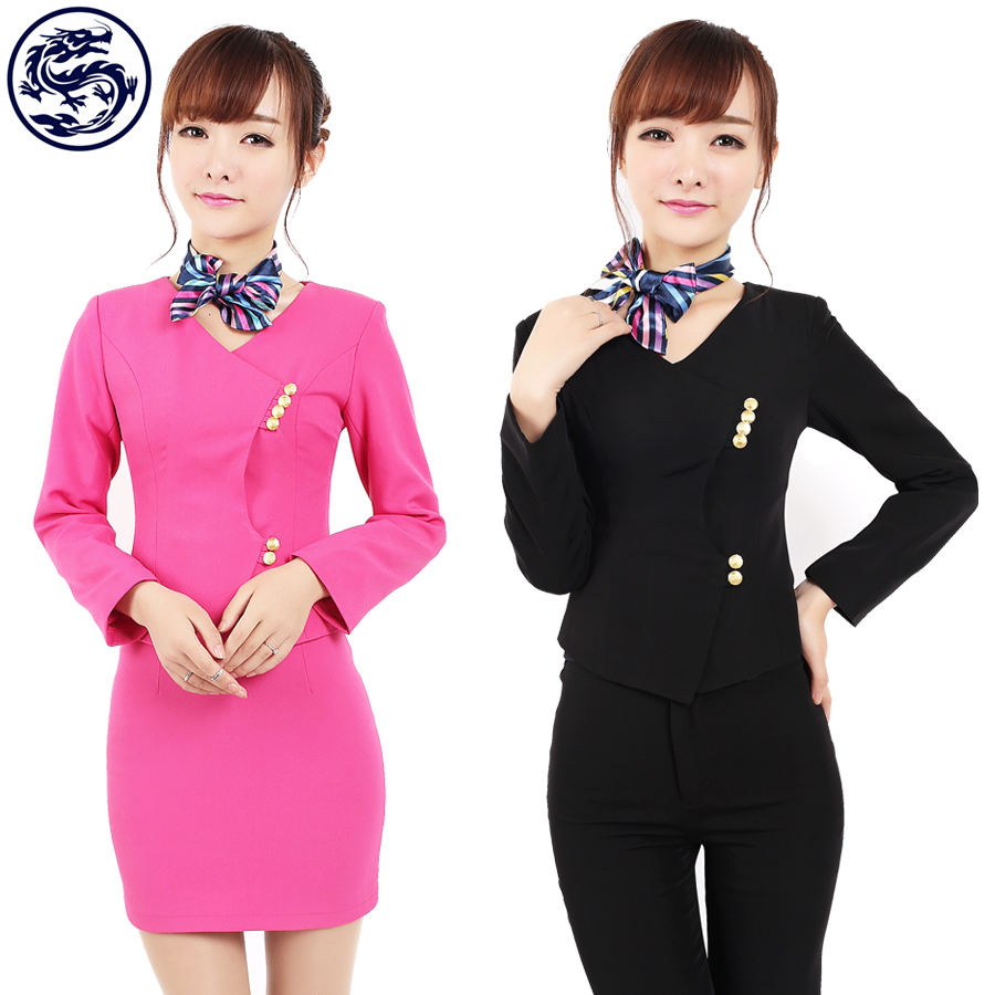 Wholesale Receptionist Uniform In Different Colors And Designs ...