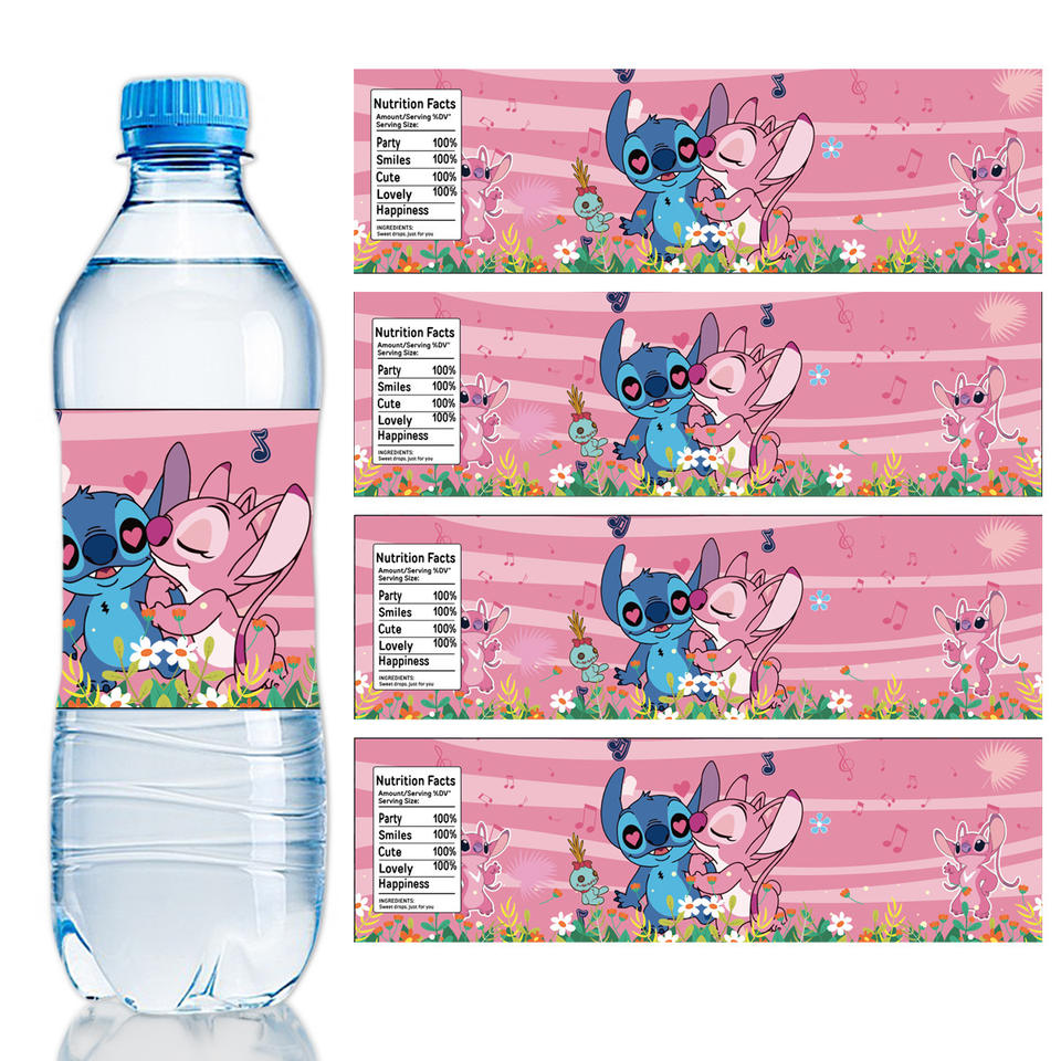 Cartoon Theme Water Bottle Stickers Can Be Used Repeatedly Water Bottle ...