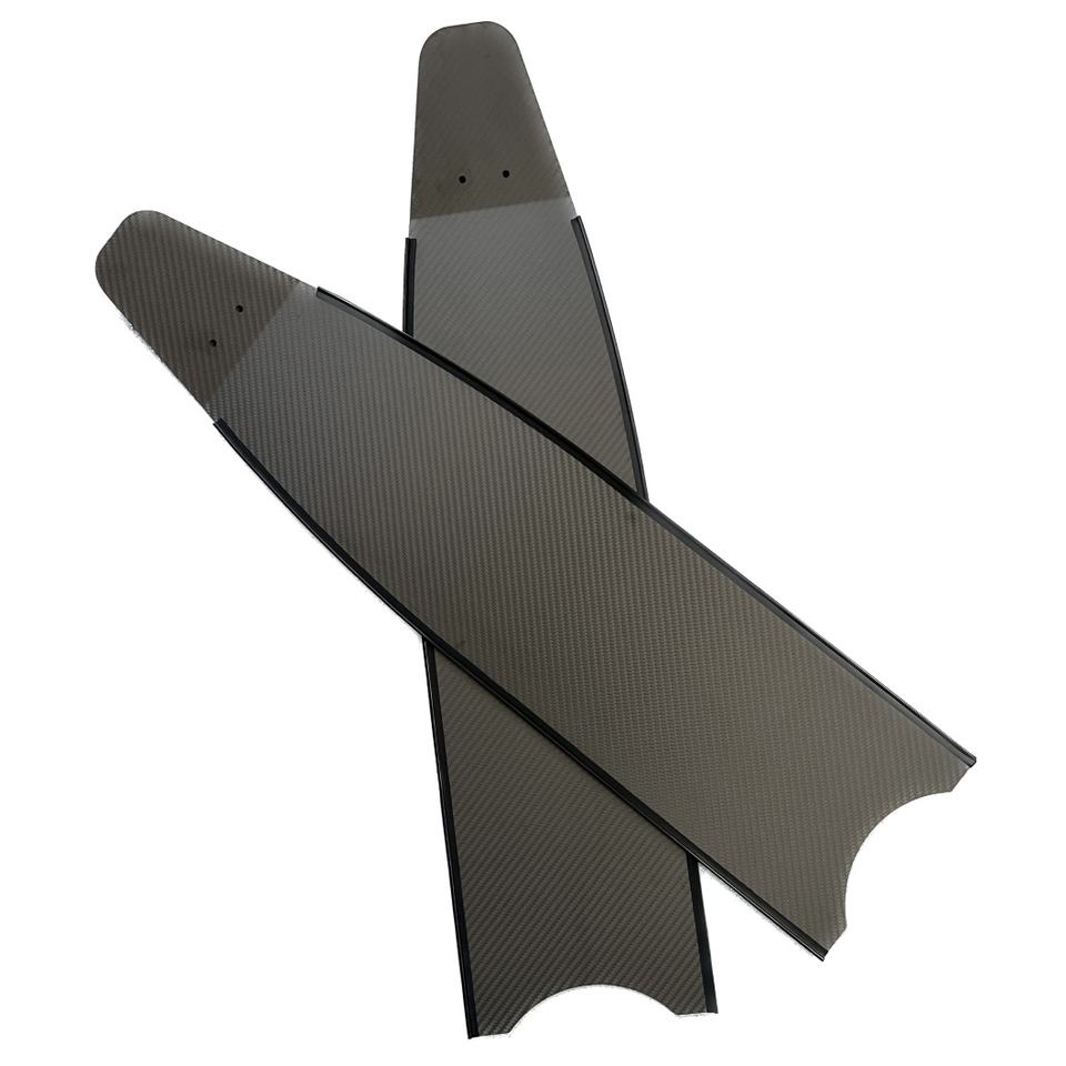 KUBO Long Fins Carbon Fibre Blade Well-Balanced Professional Scuba ...