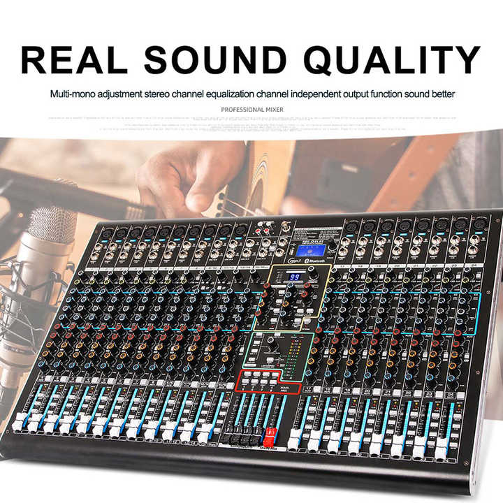 Biner DX24C Audio Mixer - Professional 24 Channel Mixer