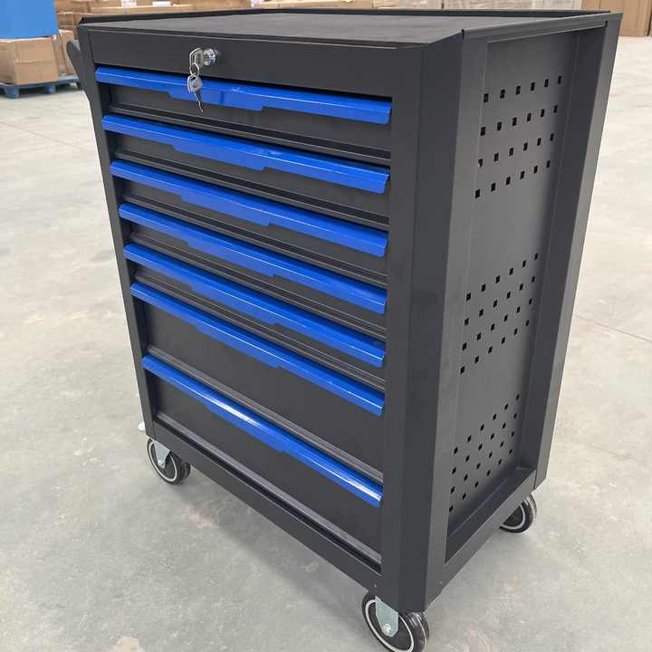 Customizable 7-Drawer Heavy Duty Iron Work Tool Chest Movable Workshop ...