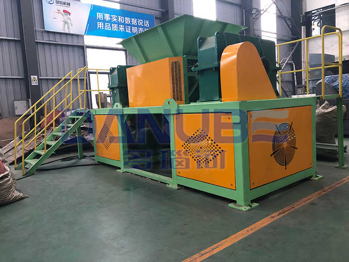 Plastic Bike Shredder Plastic Rubber Double shaft shredder Crusher ...