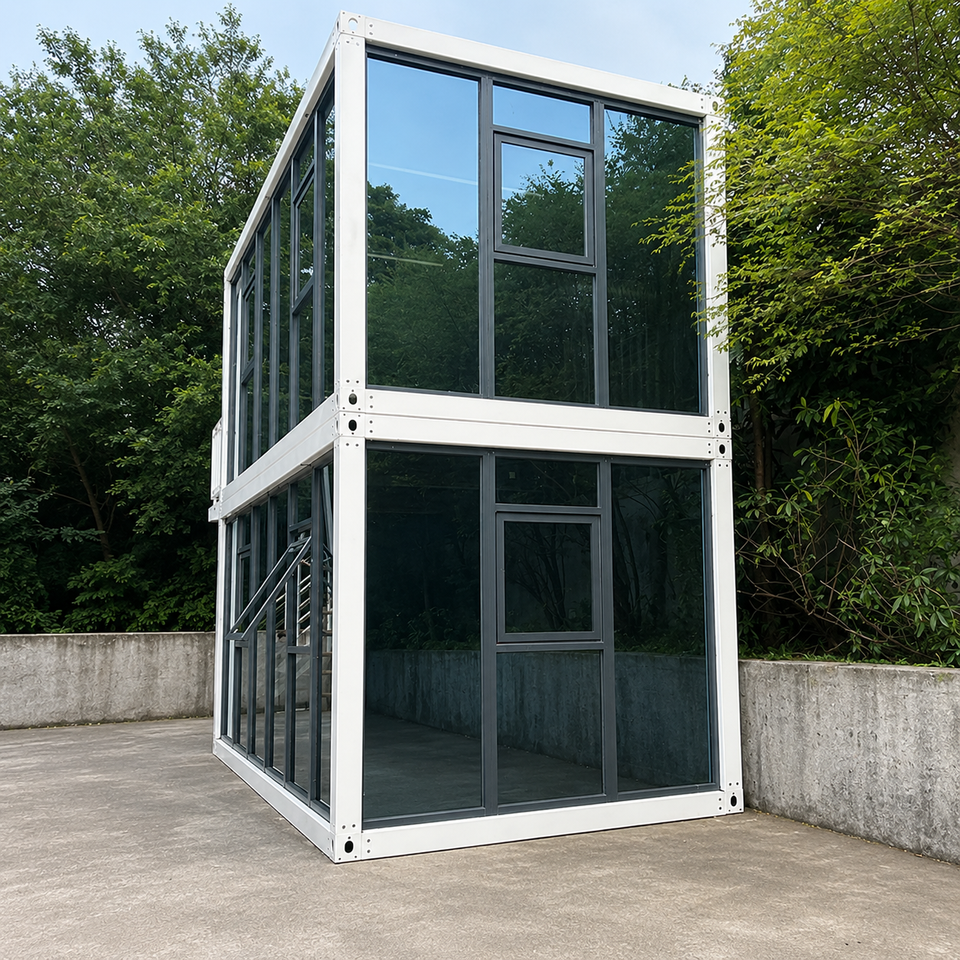 Modular Prefabricated Container House with Aluminum Alloy Windows Easy ...