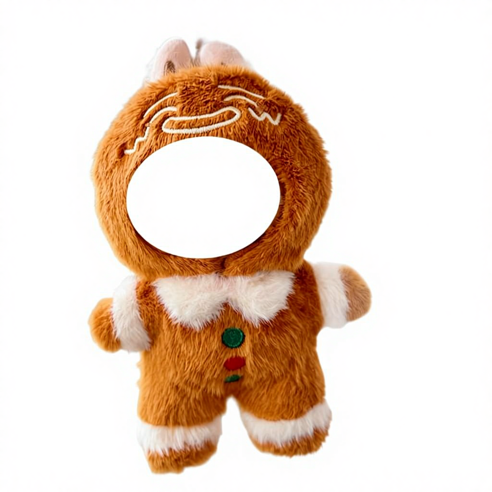 Christmas Gingerbread Man Plush Cute Cute Handmade Plush Doll Clothes ...