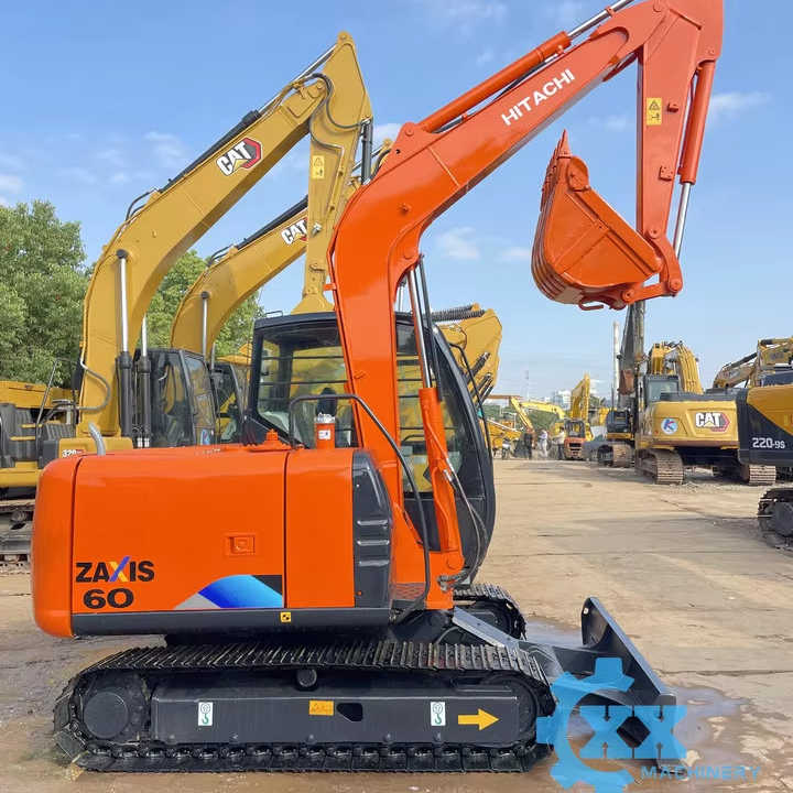 Used Original Paint Crawler Hydraulic Excavator Hitachi ZX60 6 Tons ...