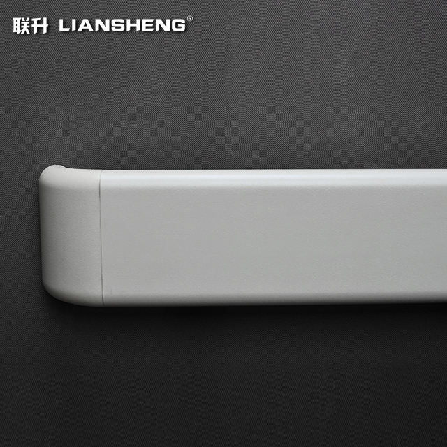 140mm Hospital Corridor Handrails Crush-proof Medical Aluminum PVC ...