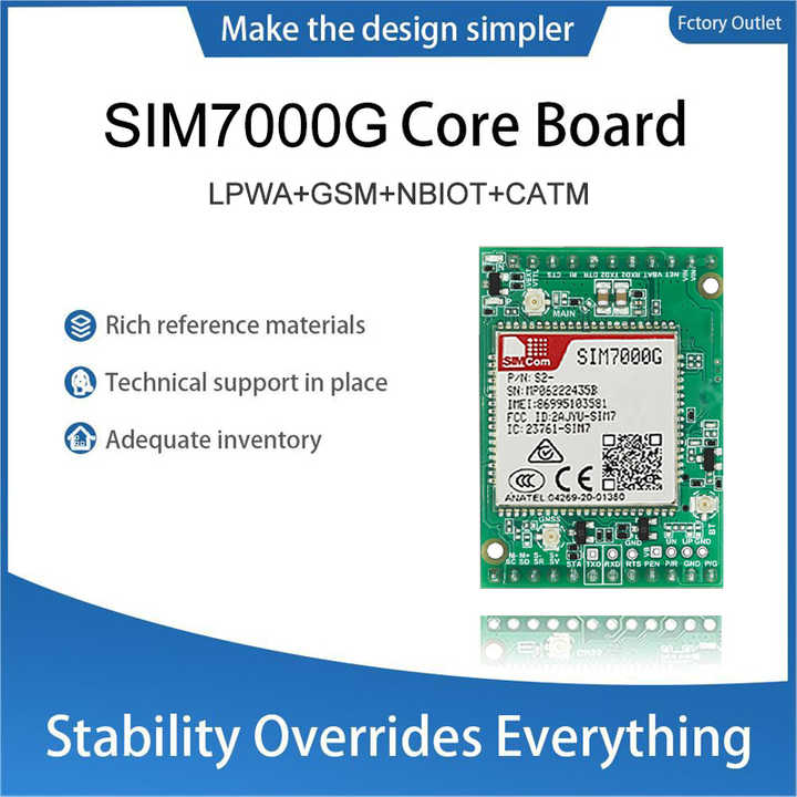 SIMCOM SIM7000G SIM7000A SIM7000E Wireless Development Board NBIOT CATM LPWA Core Board| Alibaba.com