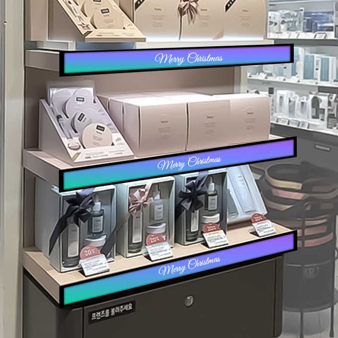Ultra Wide Shelf Edge Header Monitor Stretched Bar LCD Display Screen ...