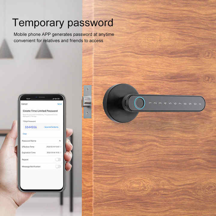 AIEN Modern Lever Smart Lock Design Biometric Fingerprint Door Lock ...