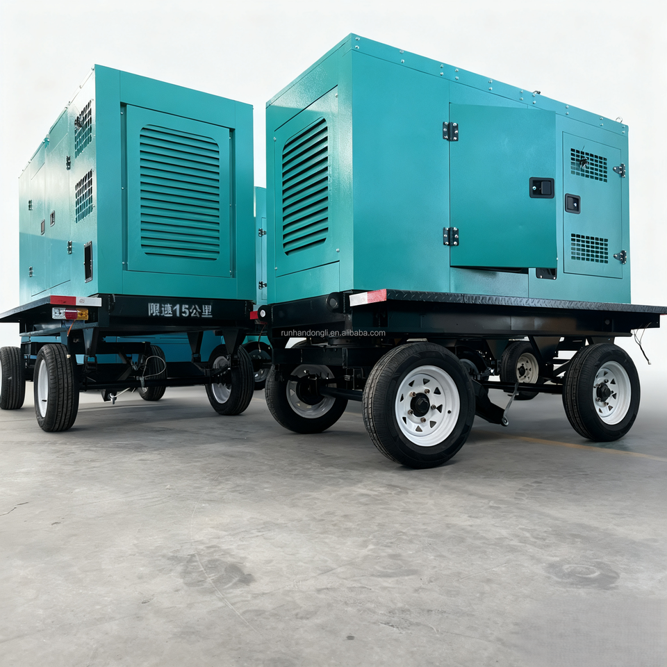Silent Trailer-Mounted Diesel Generator 95kw 120kw 115kva - Powerful ...