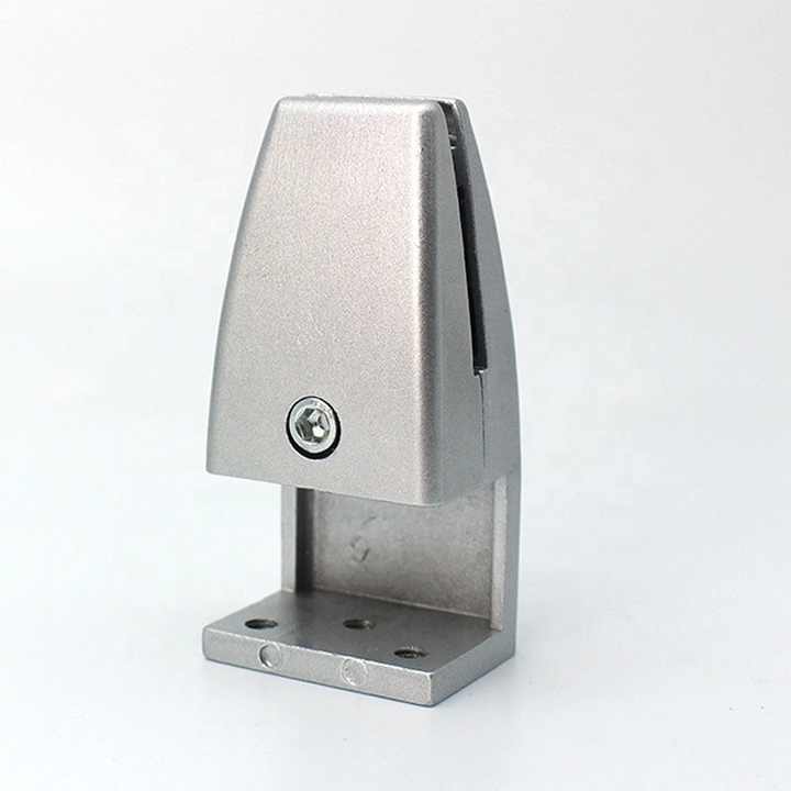 Aluminum Desk Partition Screen Clamps - Versatile & Stylish