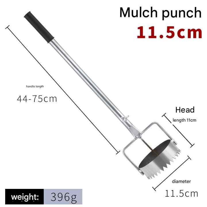 Small Stainless Steel Handheld Film Mulch Hole Opener with Telescopic ...