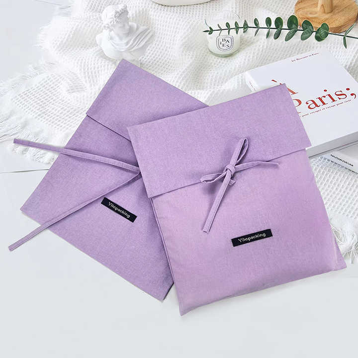 SHUNFA Custom Cotton Envelope Dust Bag for T-Shirt Clothes Packaging ...