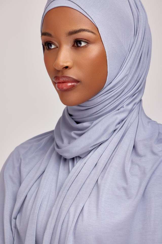 Solid-color Chiffon & Jersey Scarves Headscarves Headbands Hijabs for ...