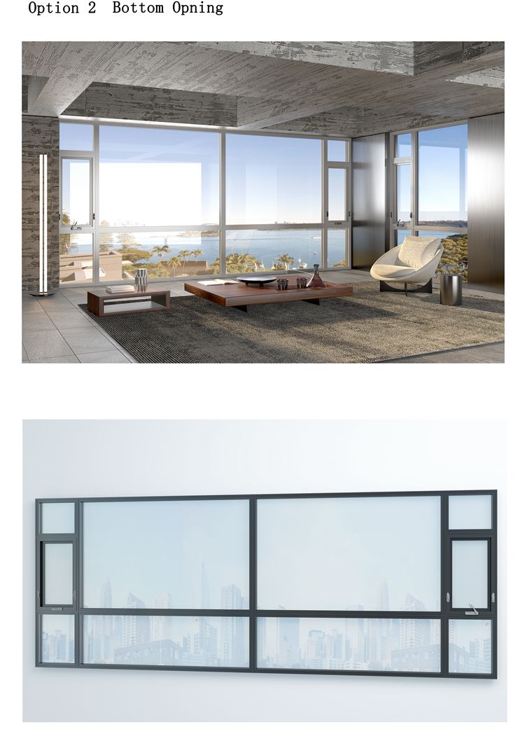 China Customized Aluminium Crank Window With Best Sound Insulation ...