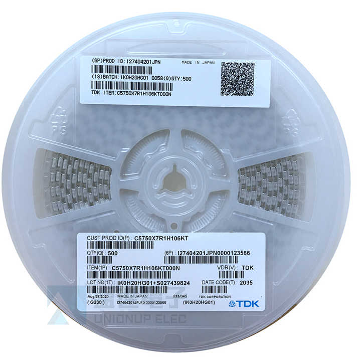 1812.10uF +-20% 25V X5R TDK SMD Capacitor C4532X5R1E106M50KA| Alibaba.com
