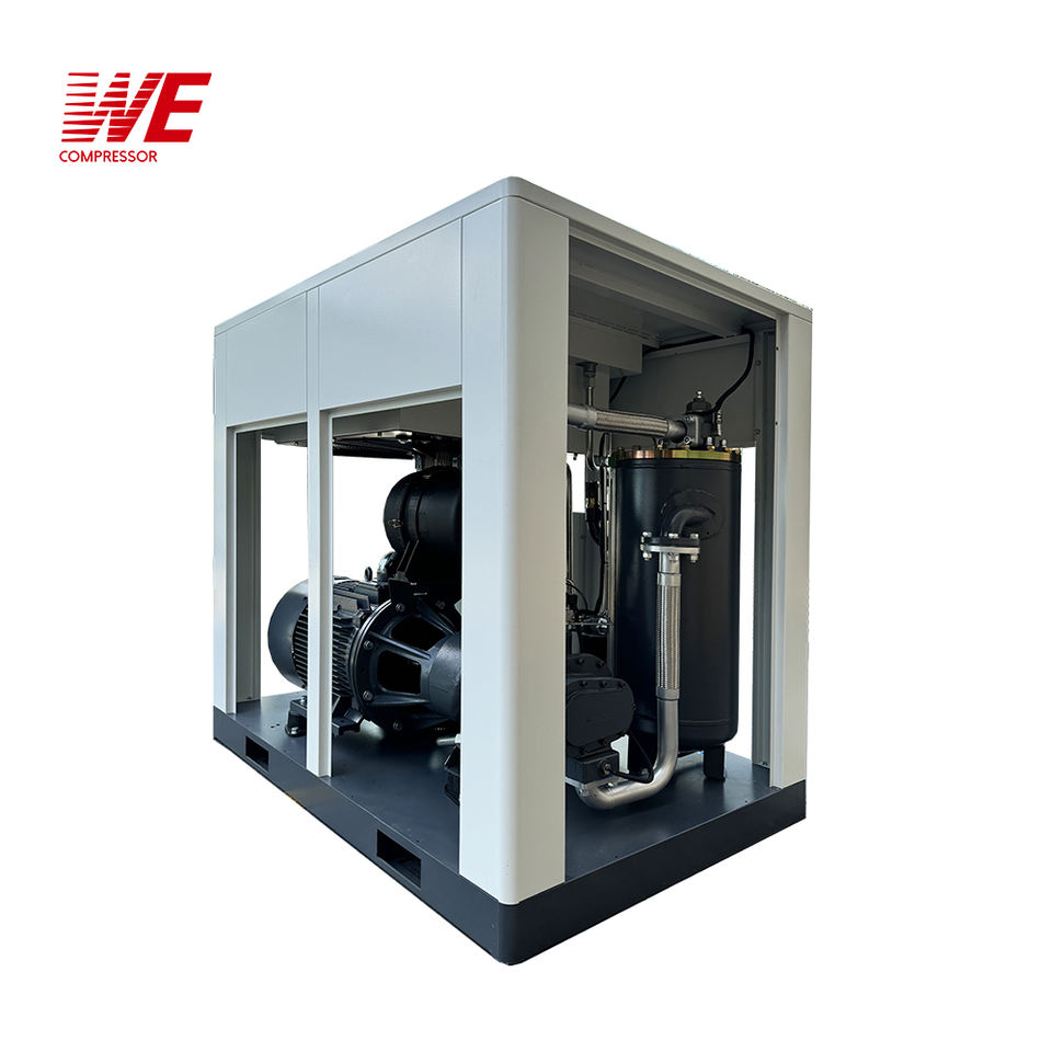 125HP 90kw VSD Inverter Air Screw Compressor 8 Bar for Industrial Use ...