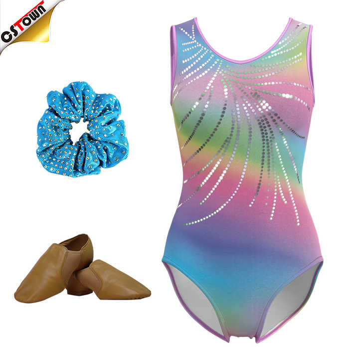 Cstown Free Design Rainbow Gymnastics Leotards Gymnastic for Children ...