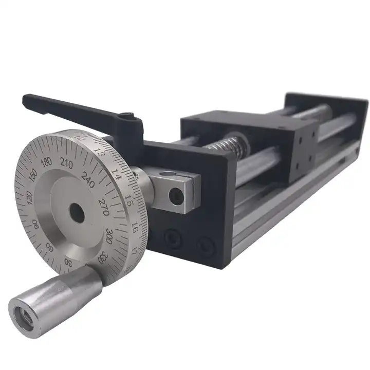 Workbench Linear Guide Manual Sliding Table 50-500MM Stroke
