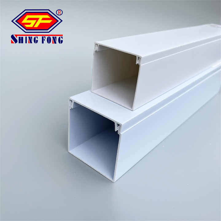 Electric Chute PVC Goulotte Cable Trunking Plastic Square Duct 40x40mm ...