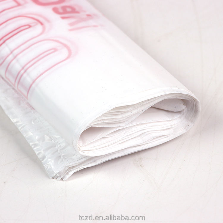 White Transparent Food Plastic Bag Portable Disposable Takeaway ...