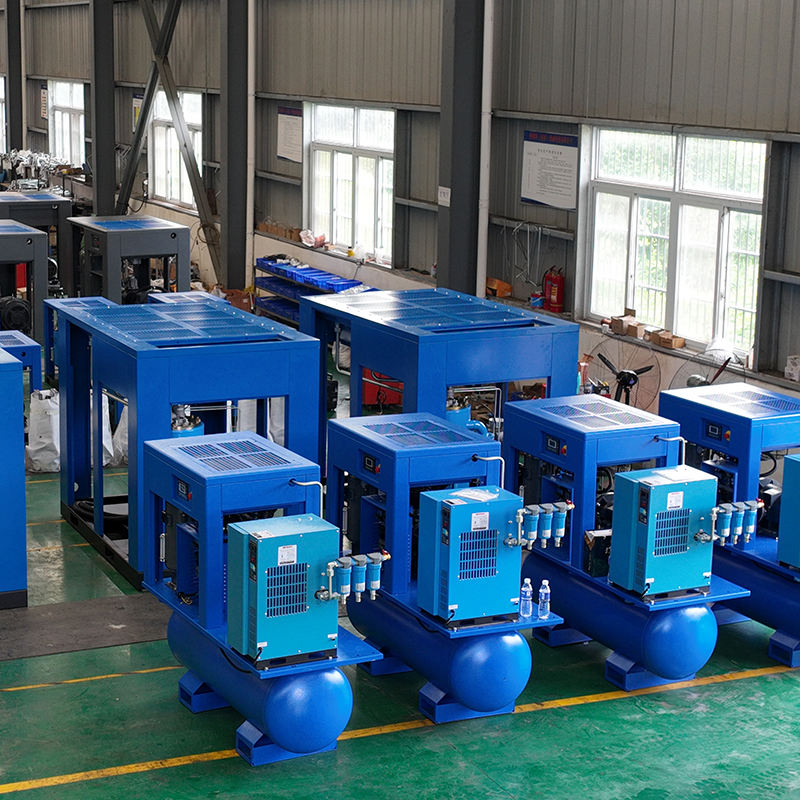 Auliss Stationary Diesel Air Compressor PLC Control Screw Compressor ...
