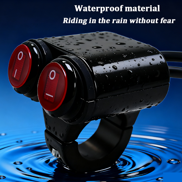 Waterproof 12V Led ATV Handlebar Switches Motorcycle Switch Aluminum ...