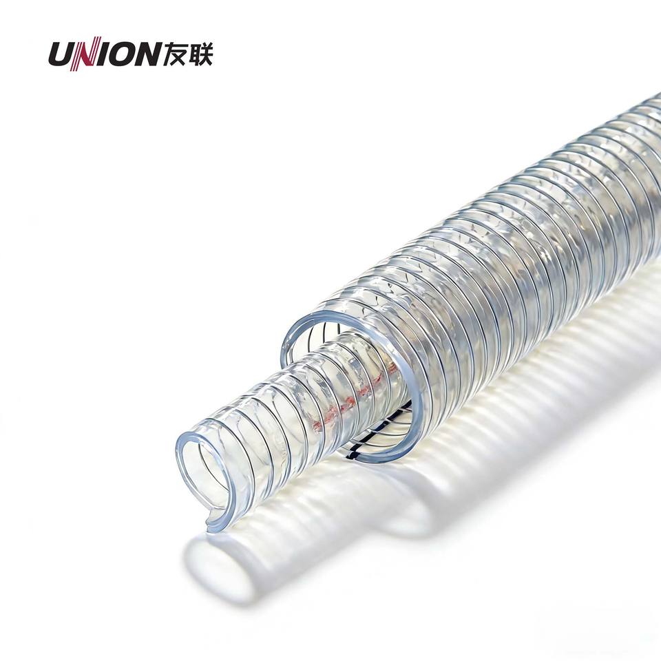 Durable PVC Steel Wire Hose Anti-High Temperature Cold Resistance All ...