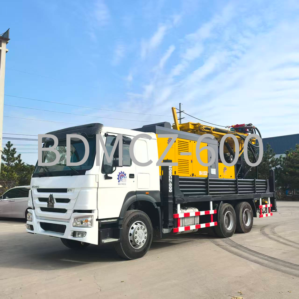 BDMCZ-600 Rotary Water Well Drilling Rig with Pump & Bearing Truck ...