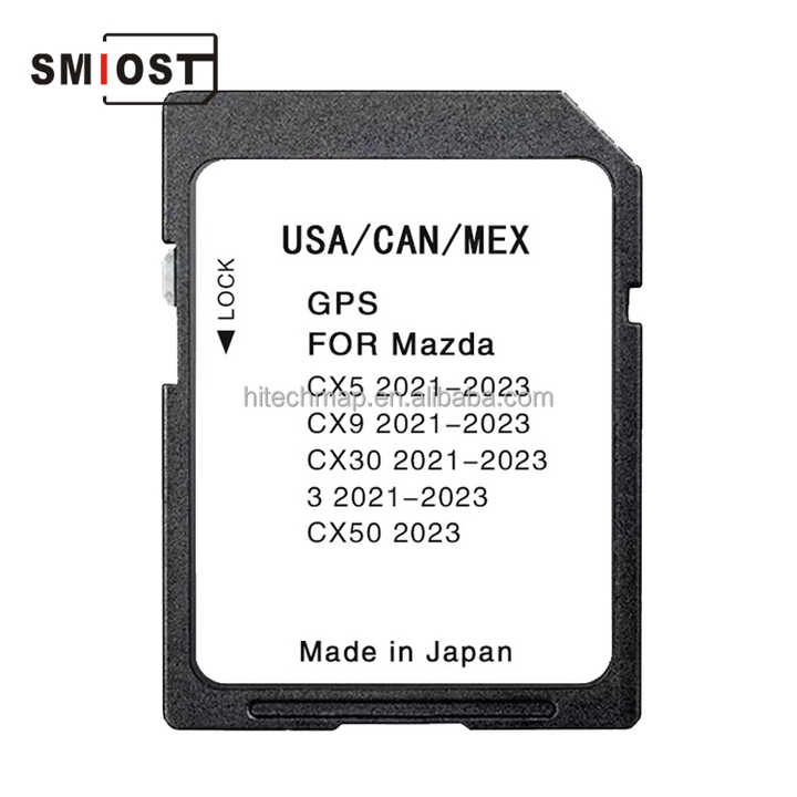 16GB Full Capacity Maps for Mazda 3 Navigation SD Card